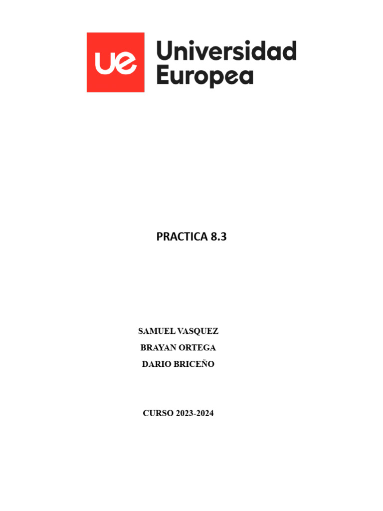 Practica8 V1 | PDF | Informática | Software