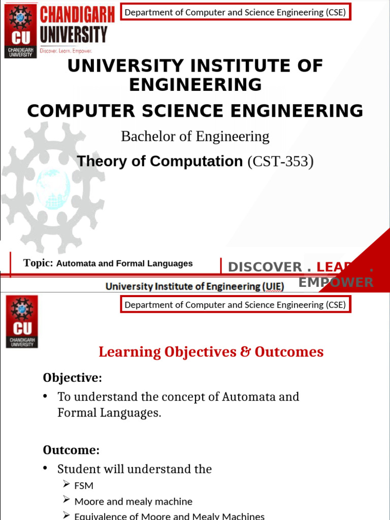 1 Finite - Automata - With - Output | PDF | Theory Of Computation ...