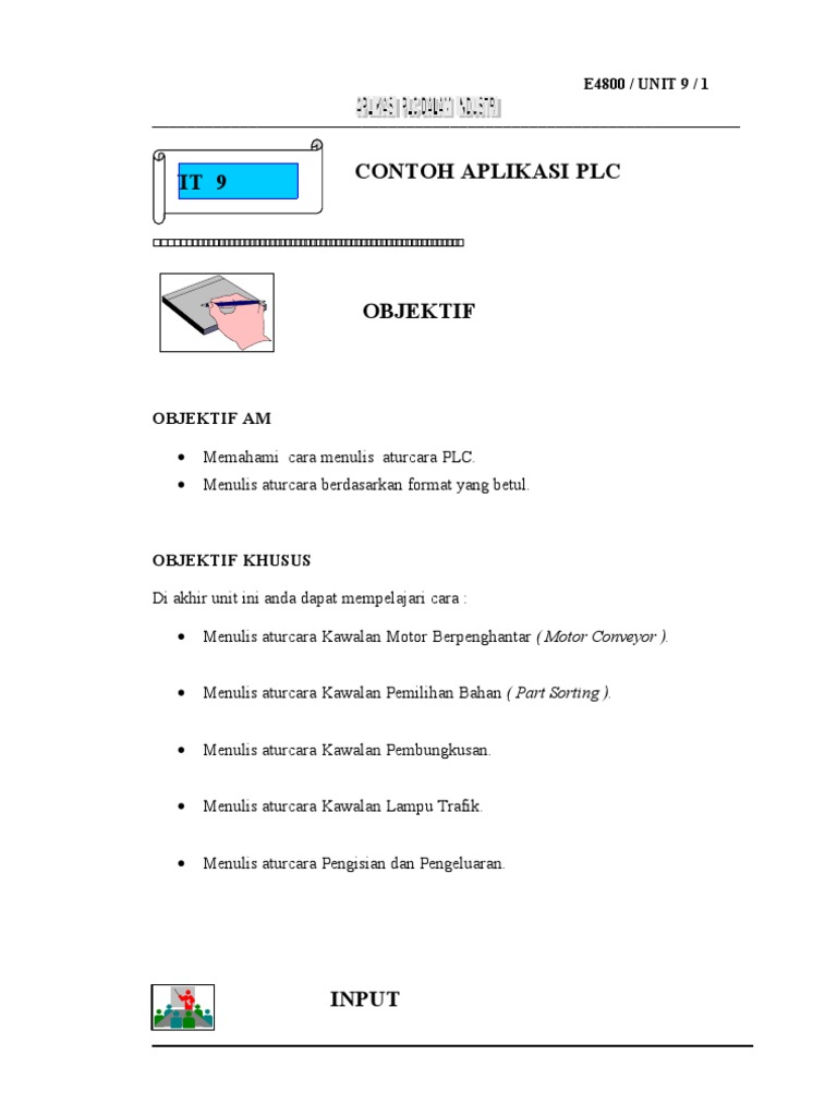 E4800 Programmable Logic Controllers UNIT9 | PDF