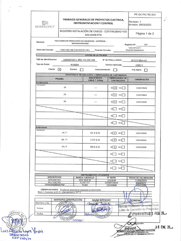 Pe - Gc.pic - Re.003 N°001 | PDF