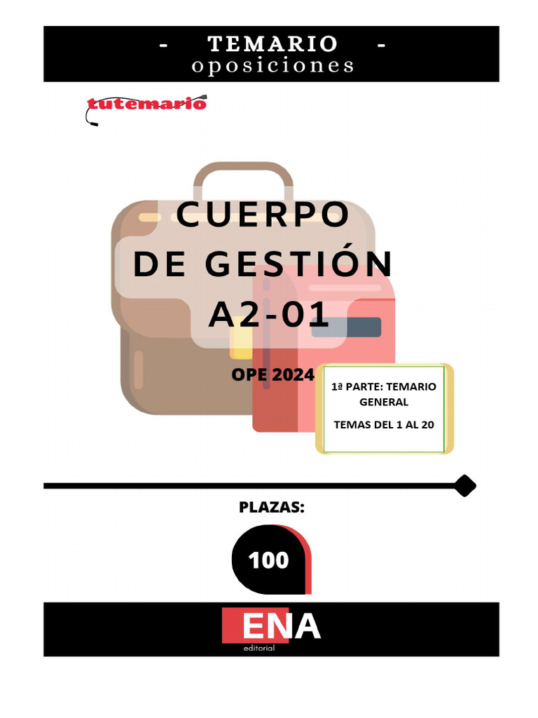 VISTA PRELIMINAR TEMARIO CUERPO SUPERIOR GESTION GVA A2 01 1a PARTE 2 | PDF | Judicaturas ...