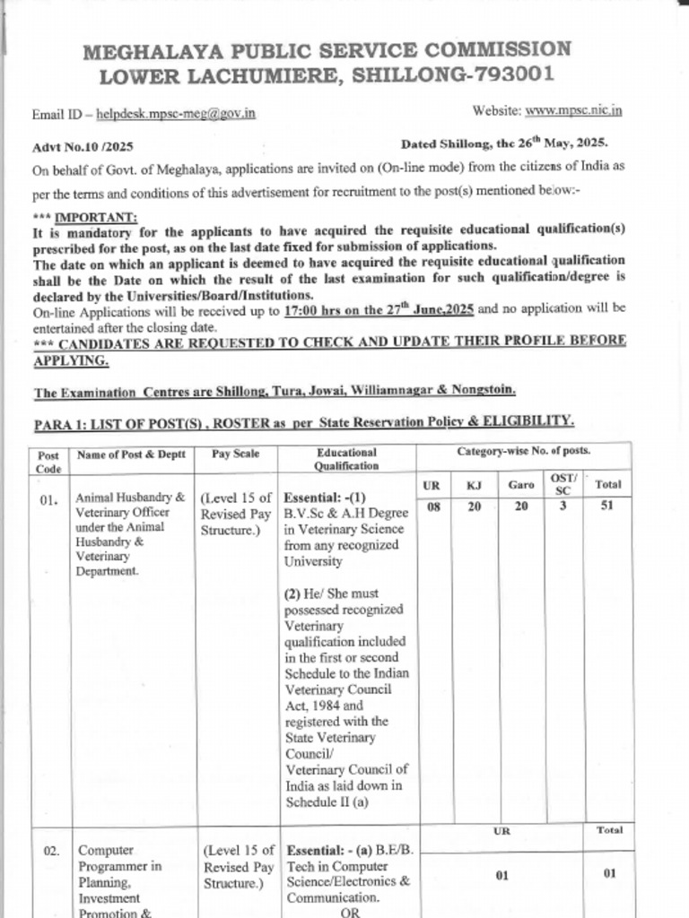 Advt 26 May 2025 | PDF