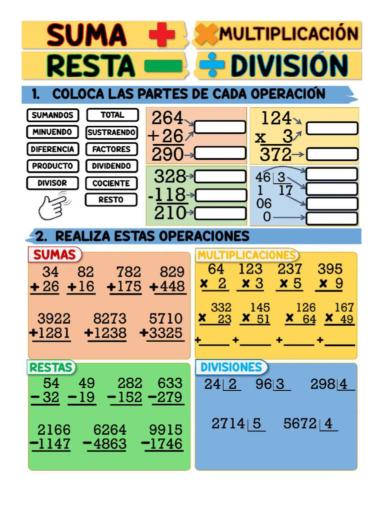 Operaciones Basicas | PDF