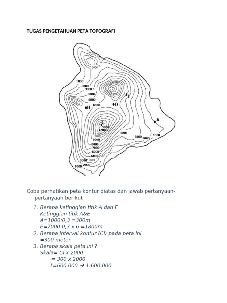 Alif Danar Dana - 10 - 11gpa - Tugas Pengetahuan Peta Topografi | PDF
