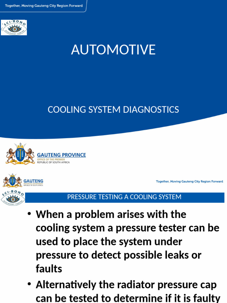 Power Points Automotive Lesson 11 Diagnostics of Cooling | PDF