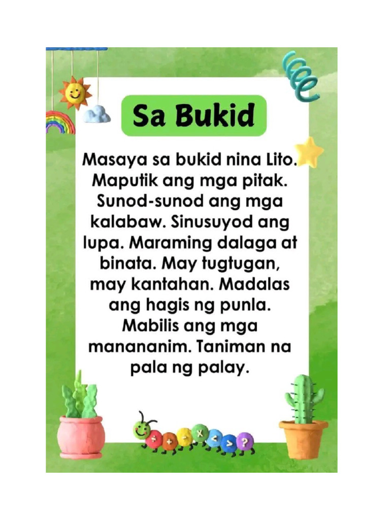 Tagalog Pagbasa | PDF