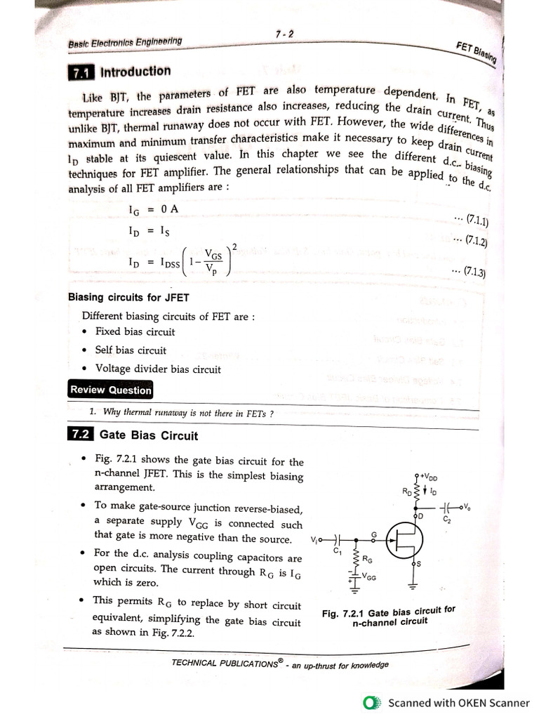 Chp7 FET Biasing BE | PDF