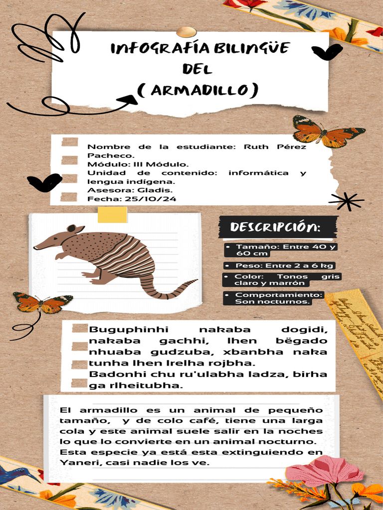 Ruth. Infografía Fauna | PDF