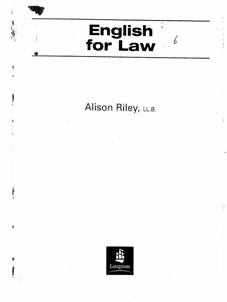 English For Law | PDF