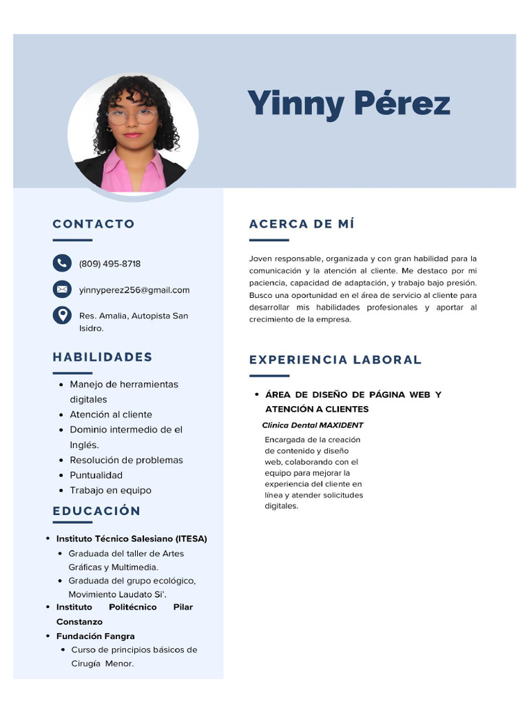CV-Yinny Perez | PDF