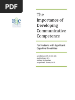 RCSLT NQP Competencies Overview | PDF | Patient | Speech Language Pathology
