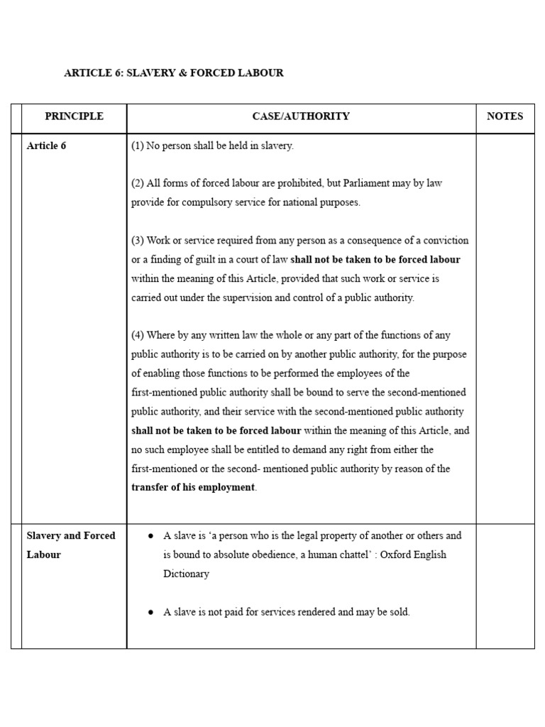 Understanding Slavery and Forced Labour | PDF | International Labour ...