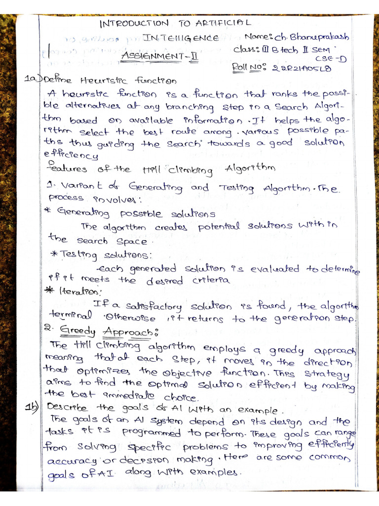 Ai Assignment 1 | PDF