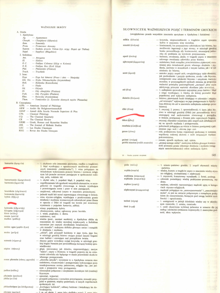 Terminy Greckie - Kopia | PDF