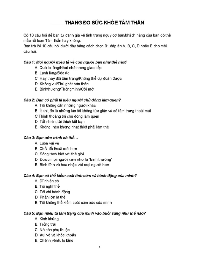 Thang Đo SKTT | PDF