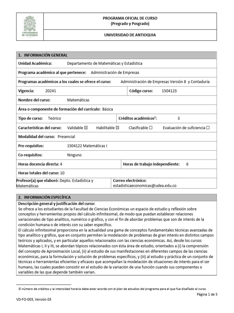 Matemáticas II | PDF | Integral | Derivado