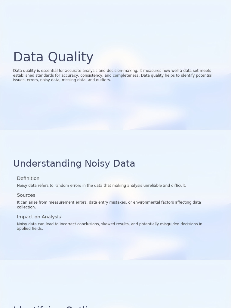 Data Quality | PDF