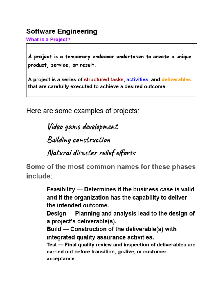 Software Engineering Units 1 - 2 - 3 | PDF | Class (Computer Programming) | Unified Modeling ...