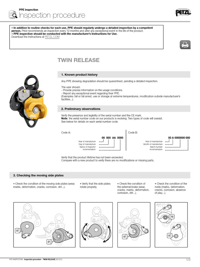 Verif EPI TWIN RELEASE Procedure EN | PDF