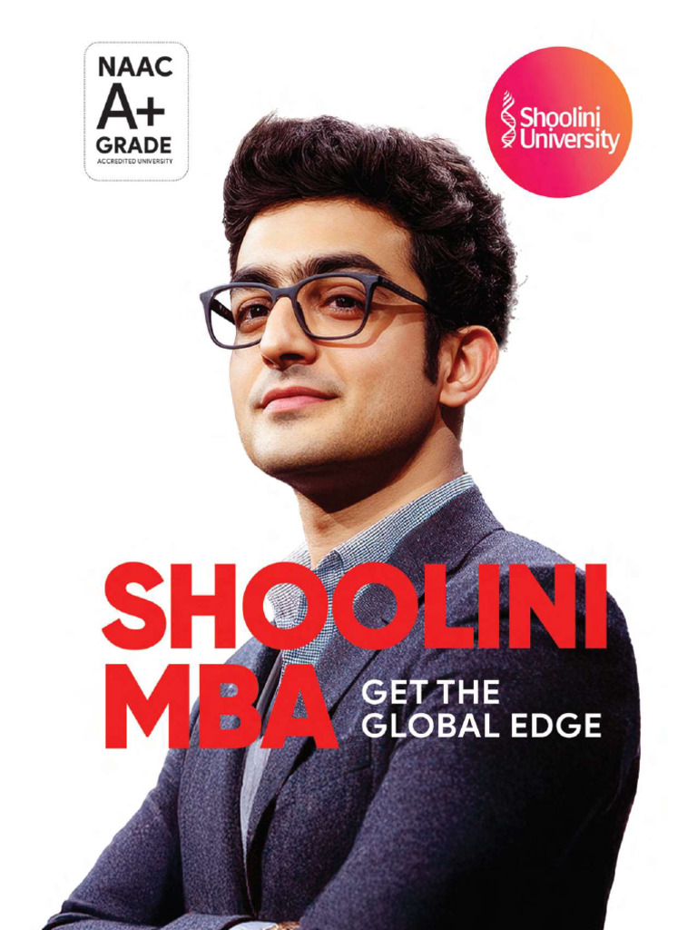 Shoolini MBA Brochure - 2025 | PDF