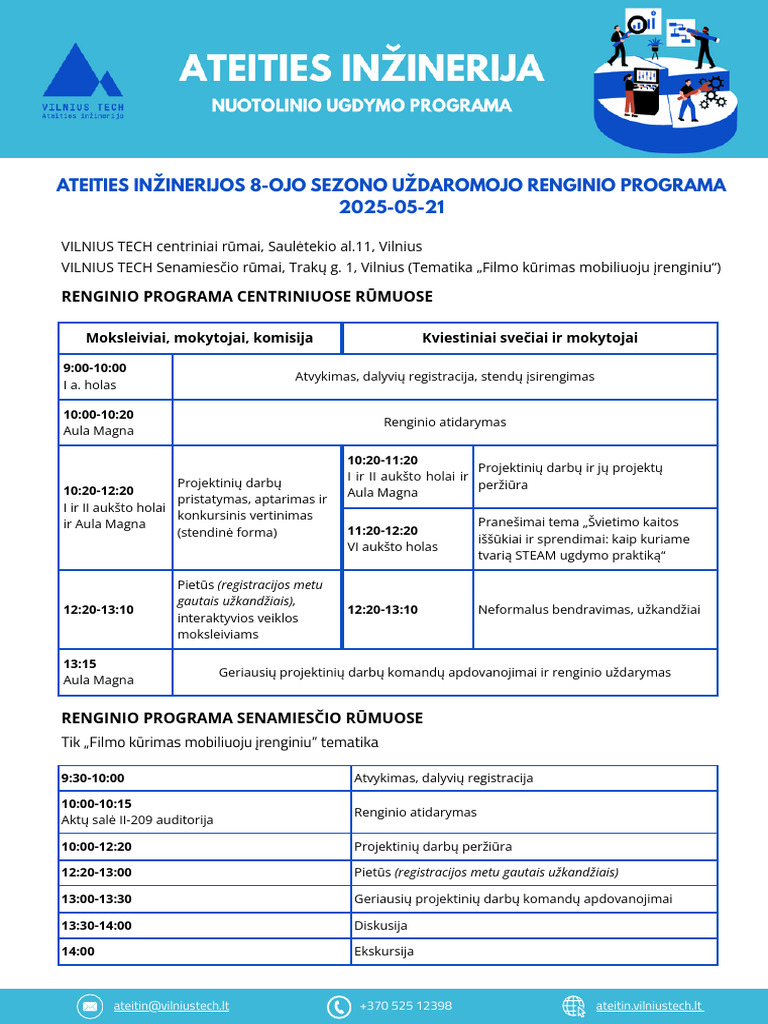 Ai8 Uzdaromojo Renginio Programa | PDF