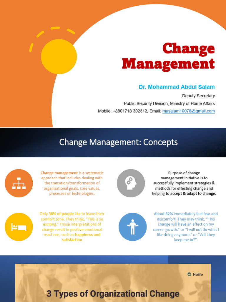 Lecture 7 Change Management | PDF | Change Management | Goal