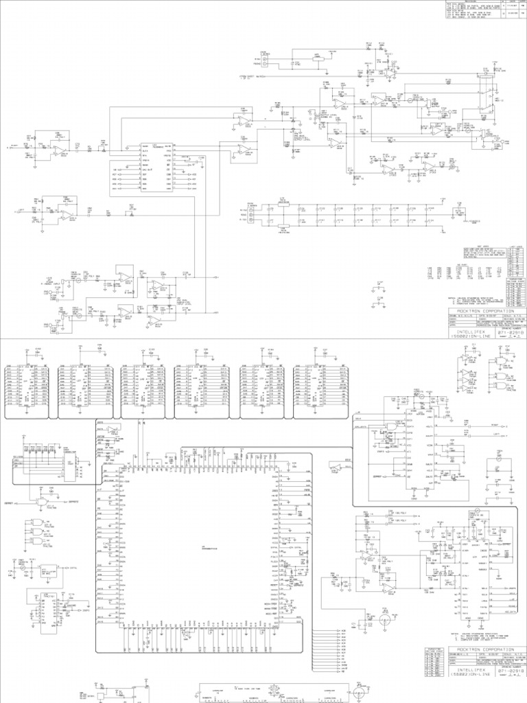 Rocktron Intellifex Schematics | PDF