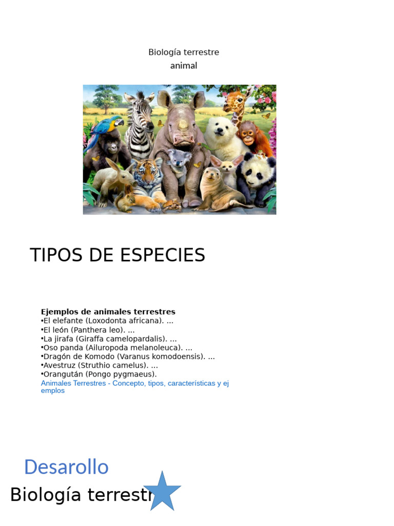 Biología Terrestre | PDF