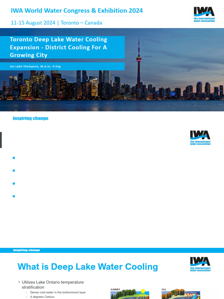 Toronto Deep Lake Water Cooling Expansion - District Cooling For A ...