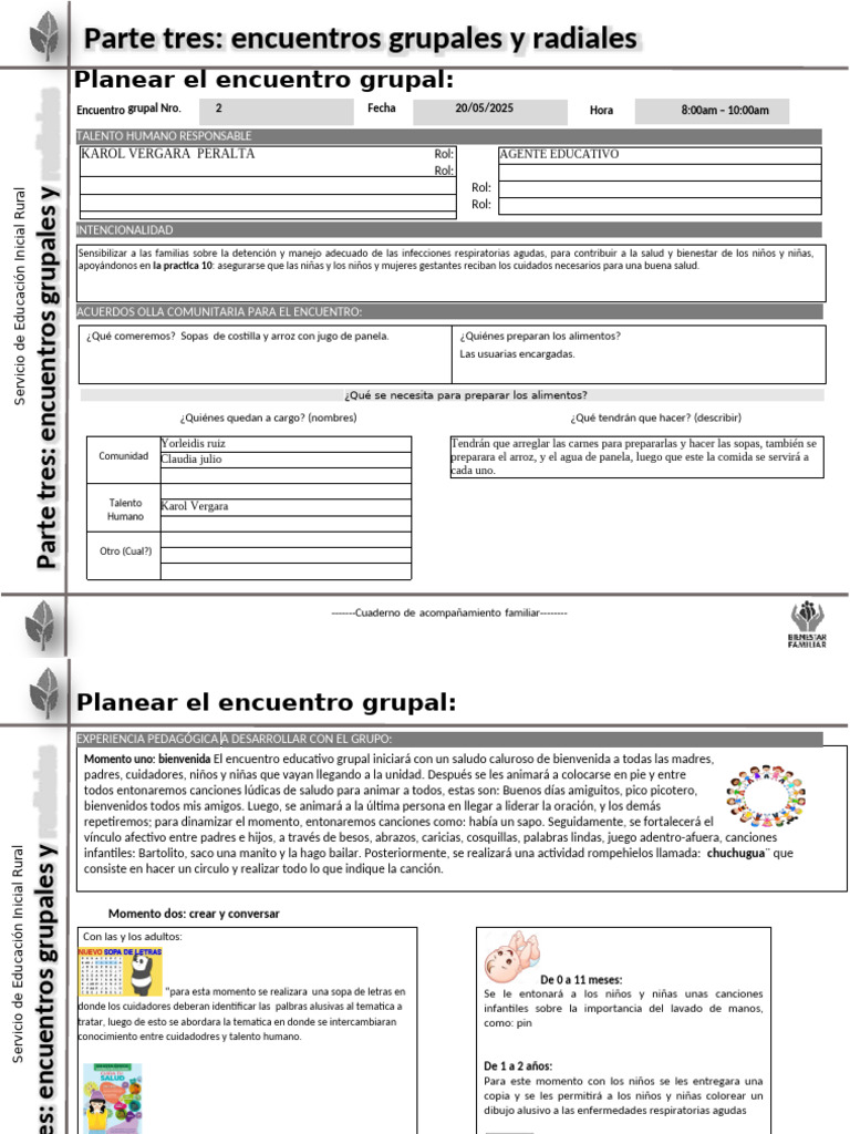Planeacion Olla Comunitaria Karol Mayo | PDF | Educación de la primera infancia
