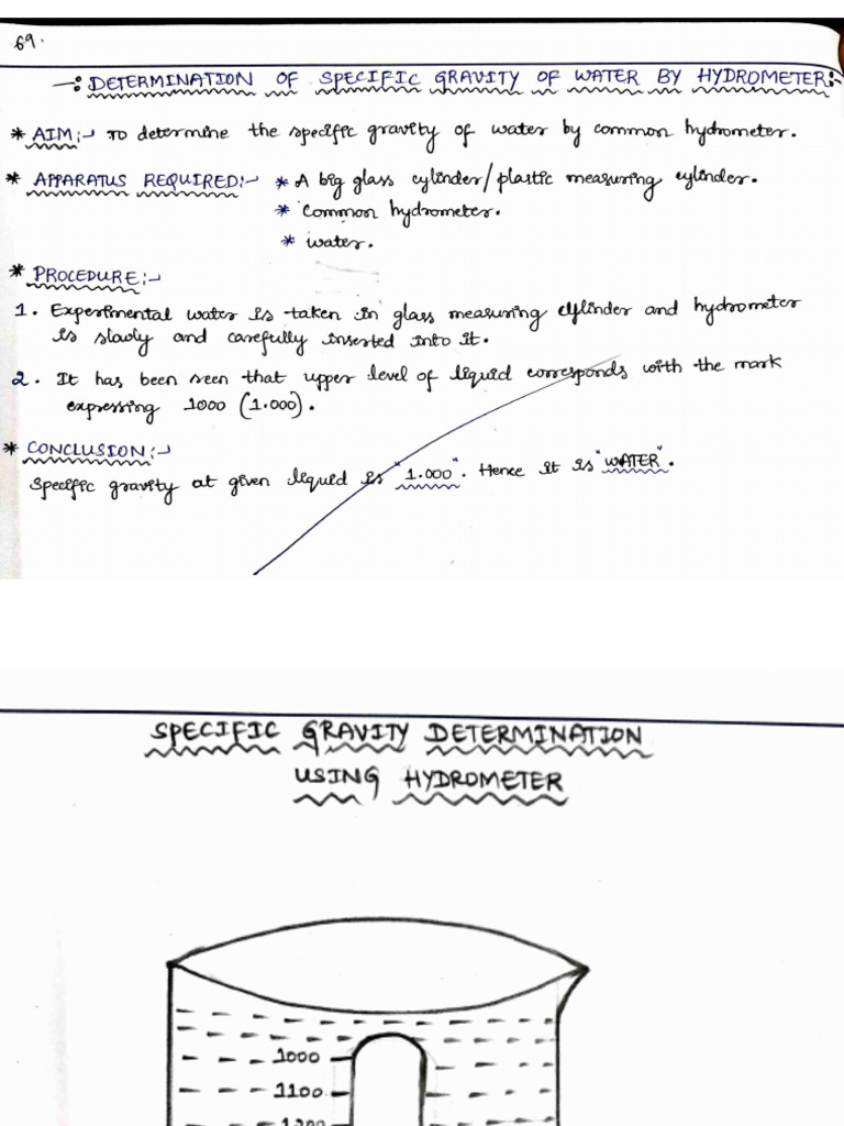 Specific Gravity of Alcohol | PDF