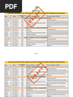 Uce Time Table 2025 | PDF