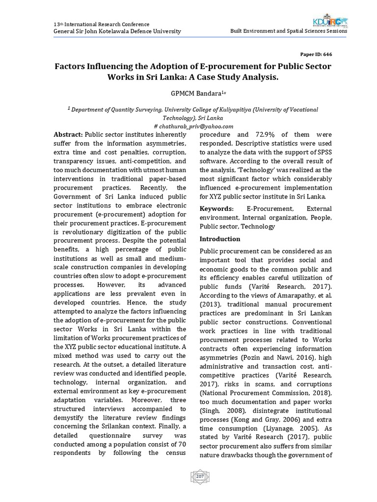 PDF Split | PDF | Procurement | Survey Methodology