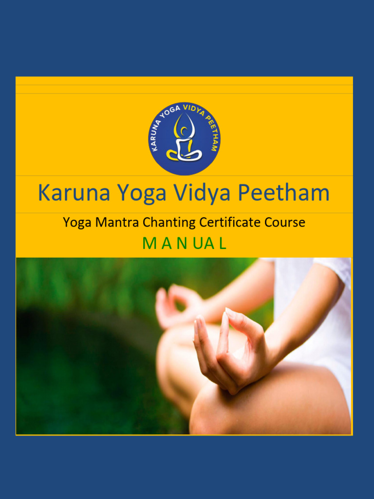 Mantra Chanting Course Manual | PDF | Sutra | Mantra