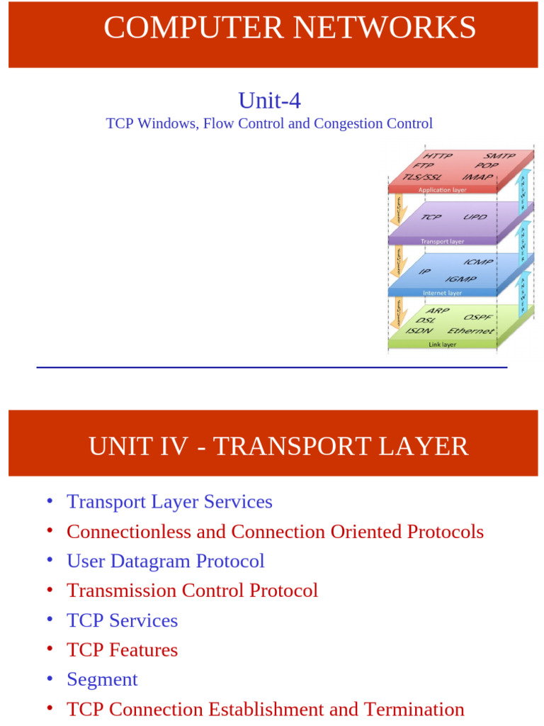 4-CN TCP CongesCntrlFnlShort | PDF | Transmission Control Protocol ...