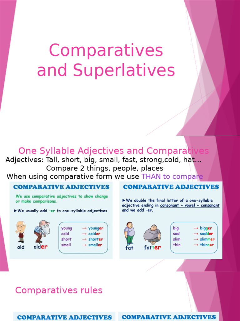 Comparatives and Superlatives | PDF