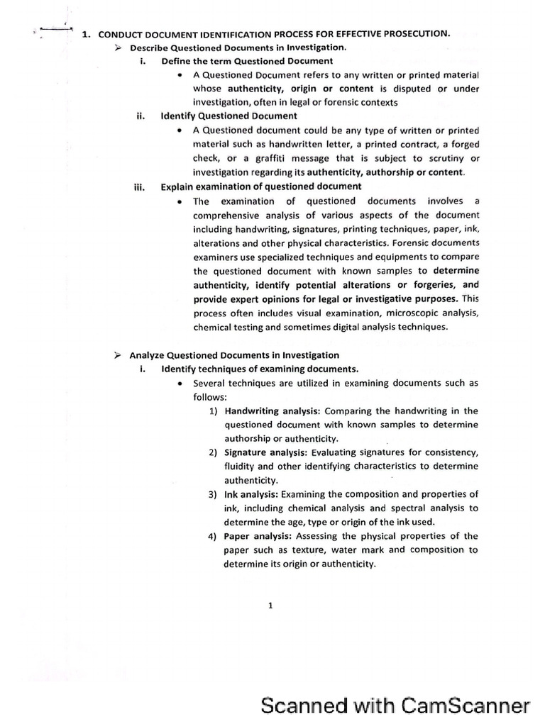 Forensic Topic Two | PDF