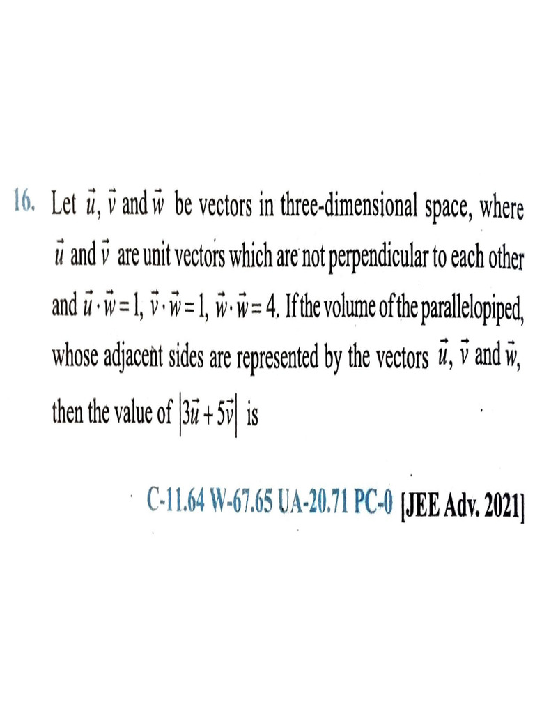Vectors Doubts Advanced | PDF