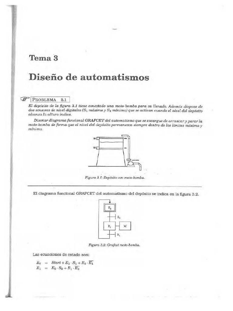 2.30 Caso Practico Problemas Resueltos Grafcet III C (E30) | PDF