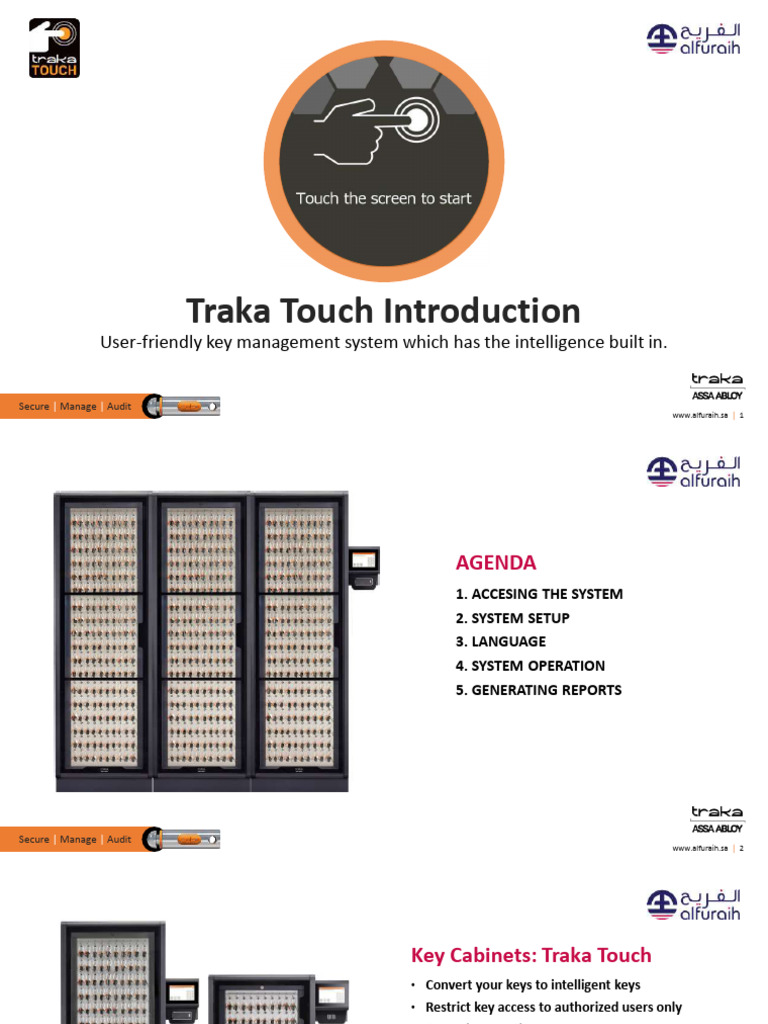 Traka Touch Introduction - 4.0 | PDF | Personal Identification Number | You Tube