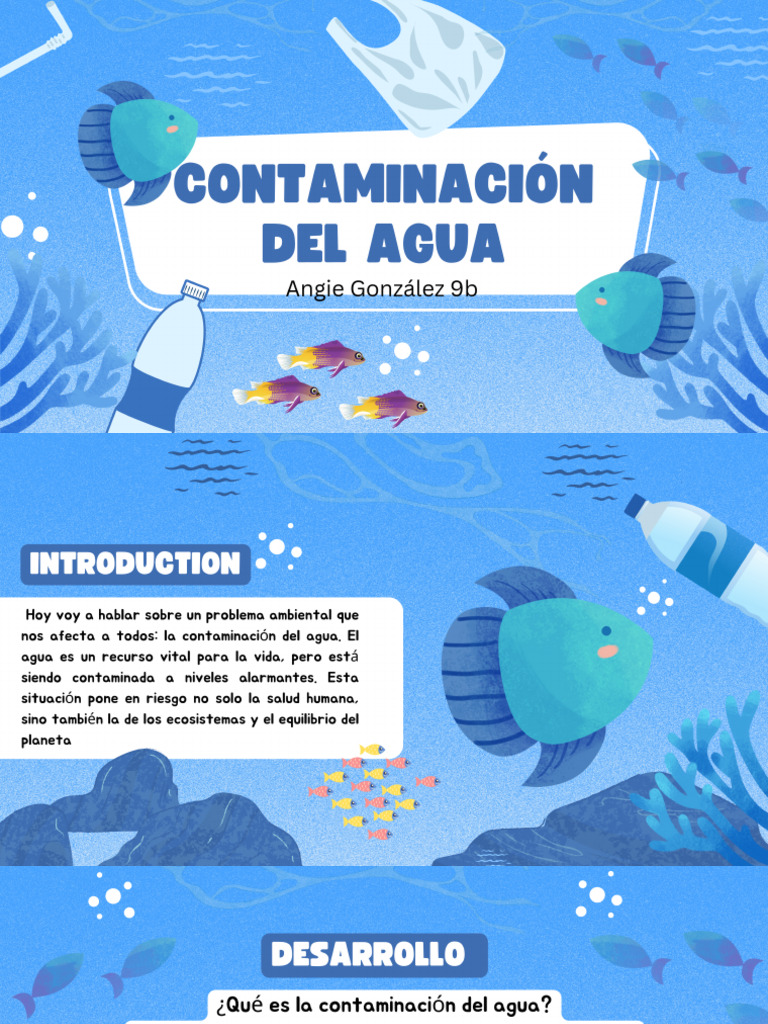 Blue Illustrative Free Plastic Pollution Presentation - 20250605 ...