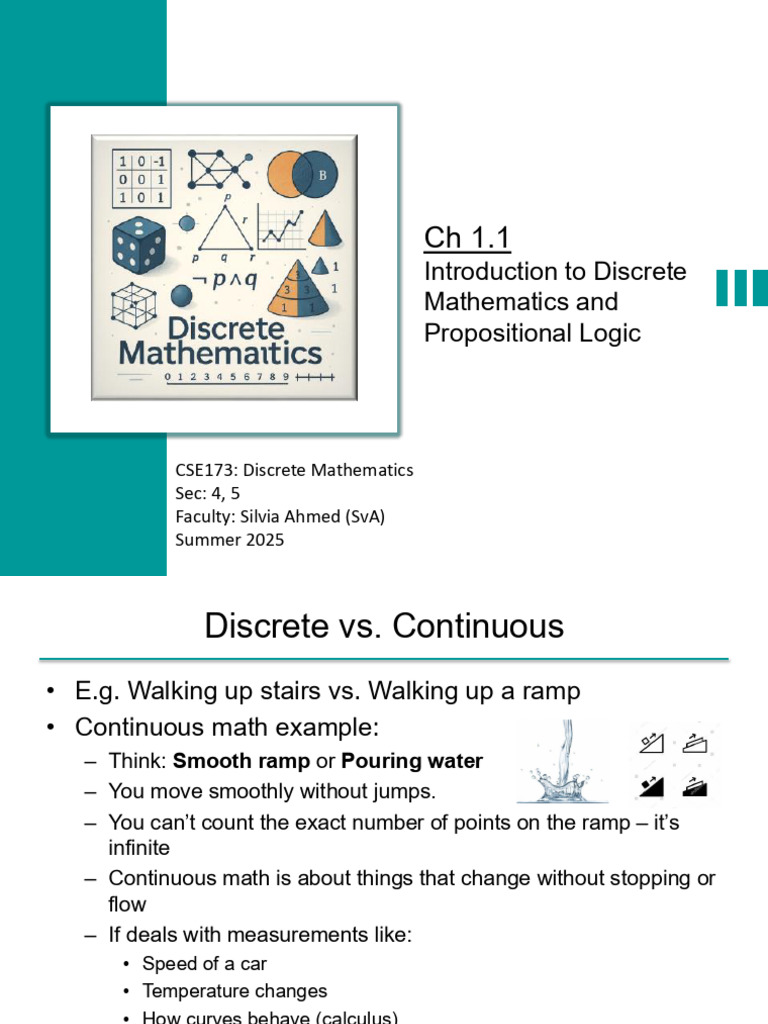CH 1 1 Introduction and Propositional Logic | PDF | Proposition | Discrete Mathematics