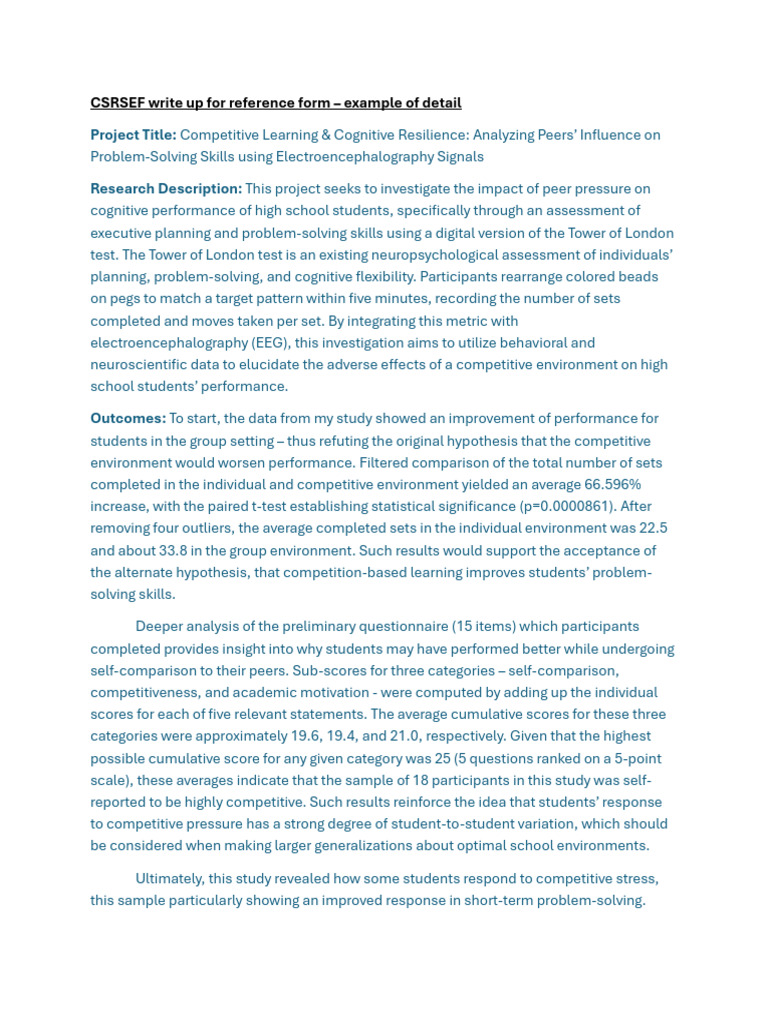 Allender Reference Forms - Examples of Detail | PDF | Cognitive Science | Cognition