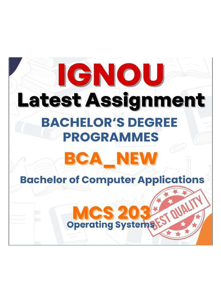 Mcs-203 Eng (Jan 25 To July 25) | PDF | Operating System | Thread ...