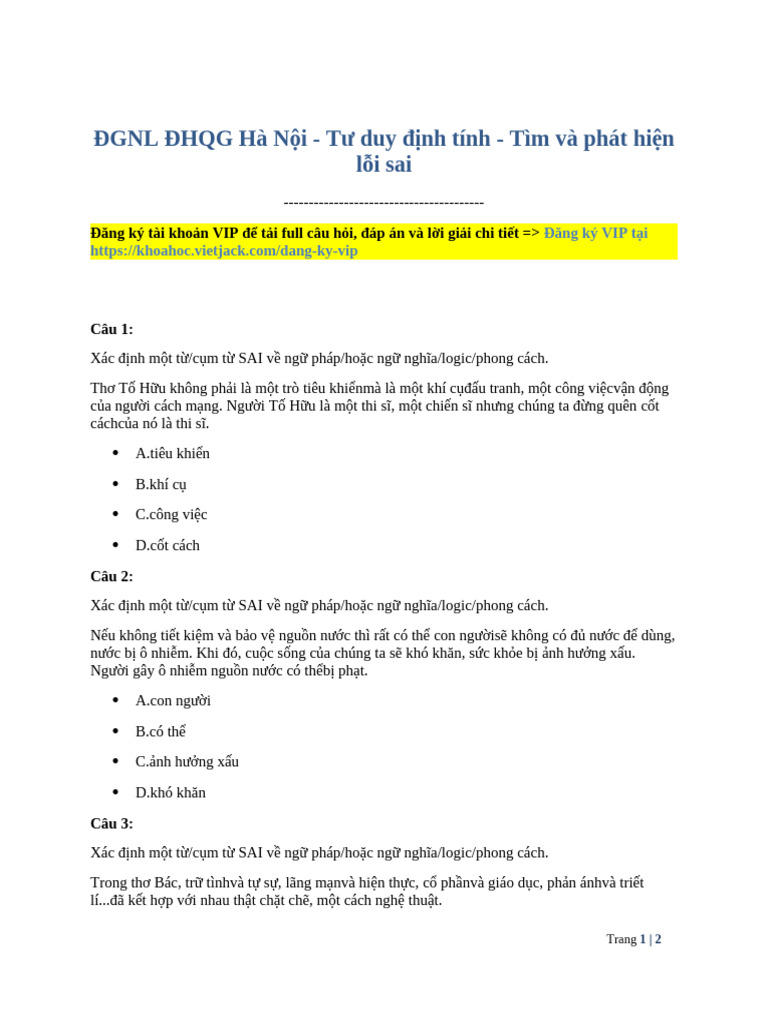DGNL DHQG Ha Noi Tu Duy Dinh Tinh Tim Va Phat Hien Loi Sai 2025-02-19 | PDF