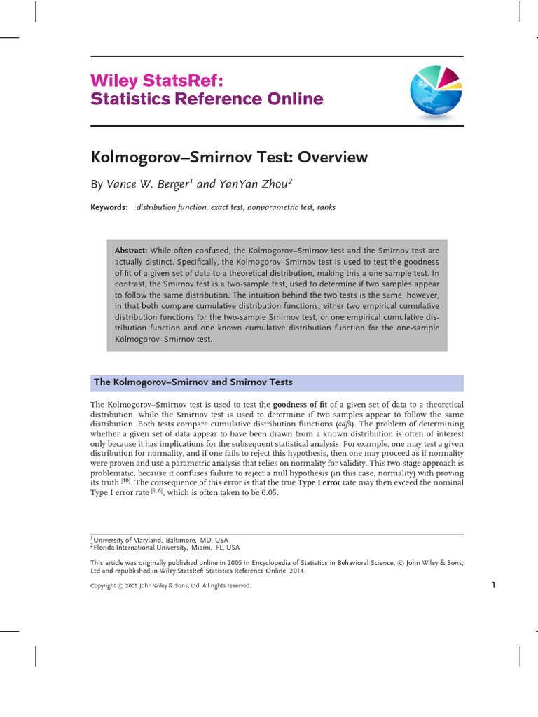 Berger 2014 | PDF | Statistical Theory | Statistics