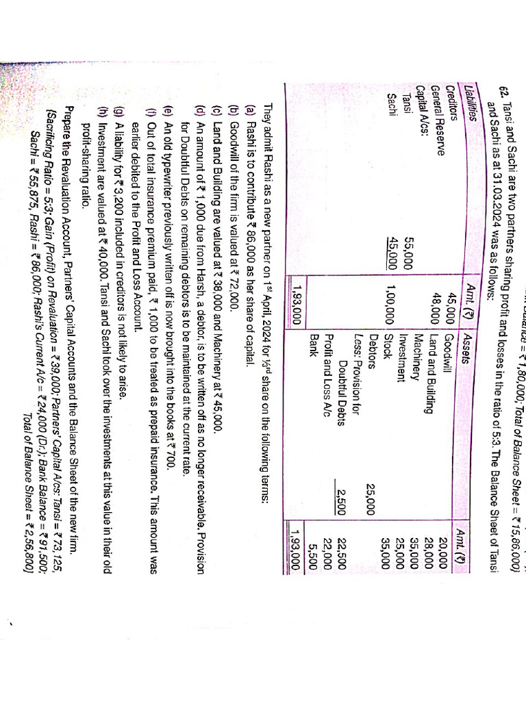 Accounting Practice Question | PDF