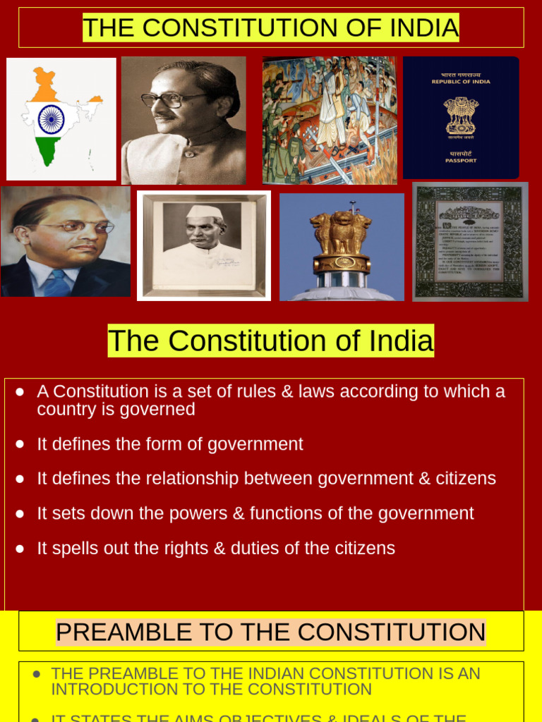 The Constitution of India | PDF