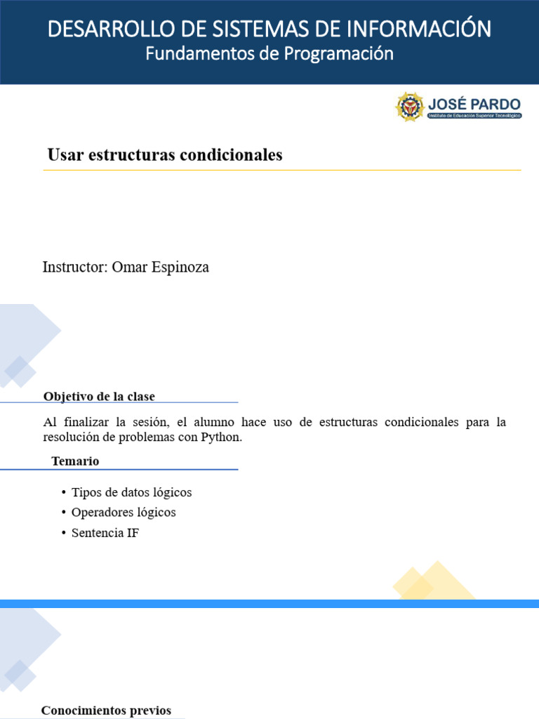 04 Estructura Condicional | PDF