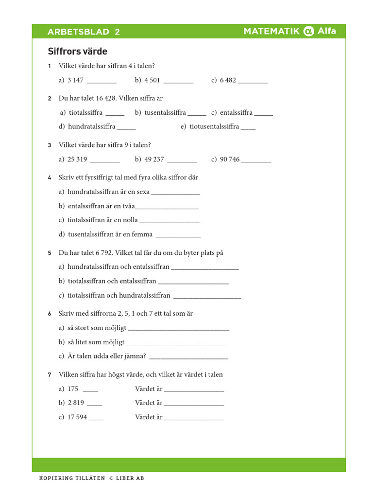 A AB 02 Siffrors Varde v-1 | PDF